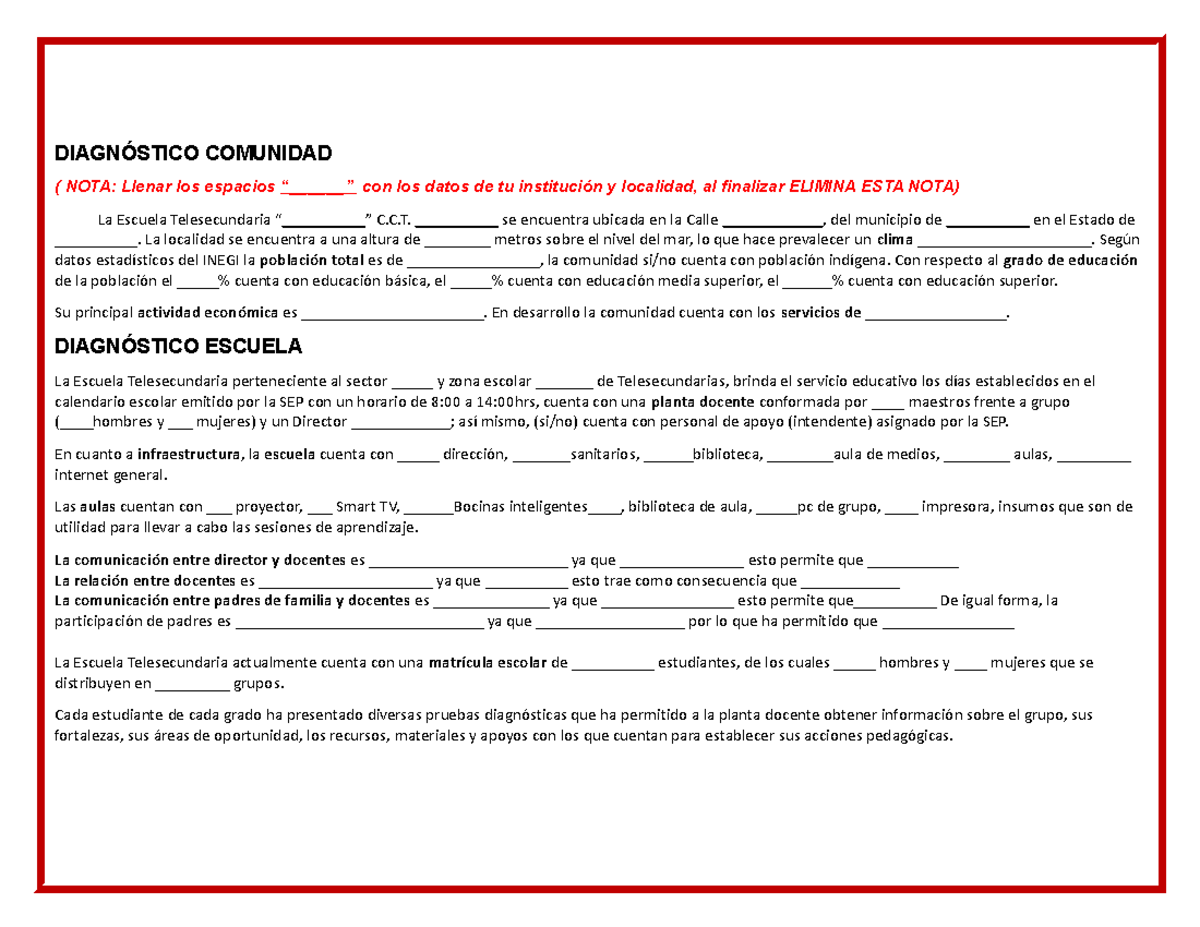 PDA - Procesos de Desarrollo de Aprendizajes en Tercer Grado de Secundaria - Studocu