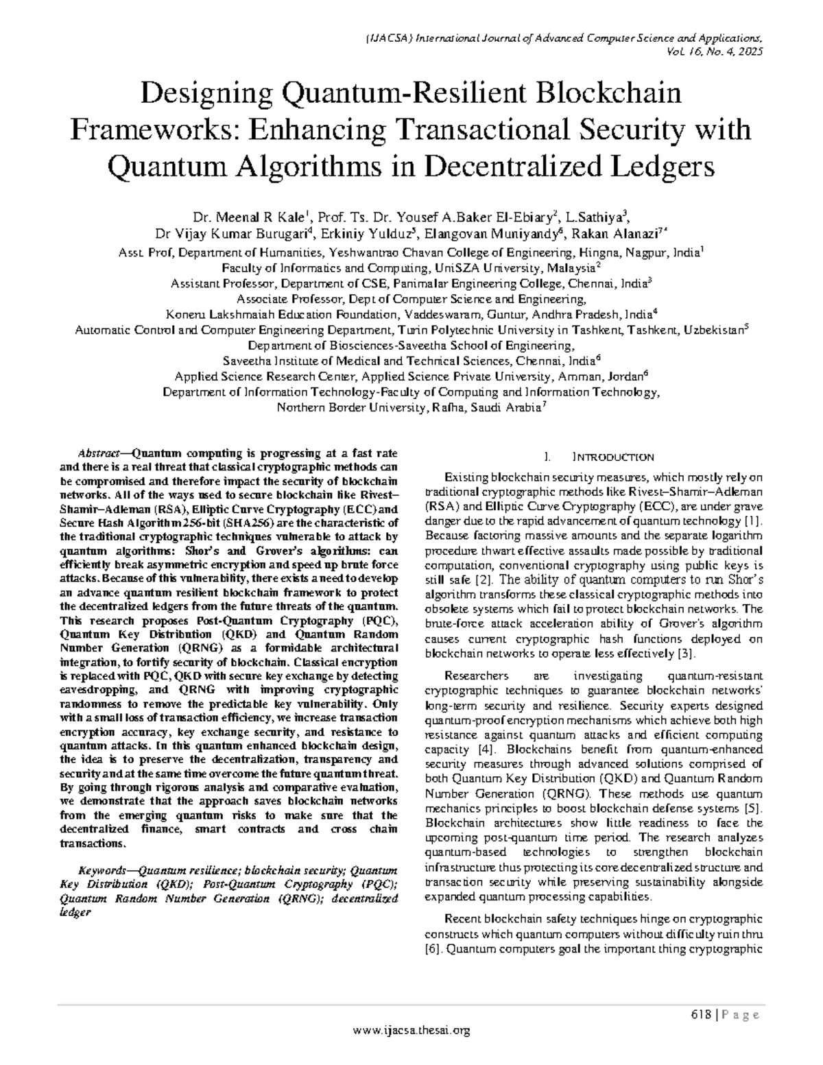 Designing Quantum Resilient Blockchain Frameworks: Enhancing Security ...