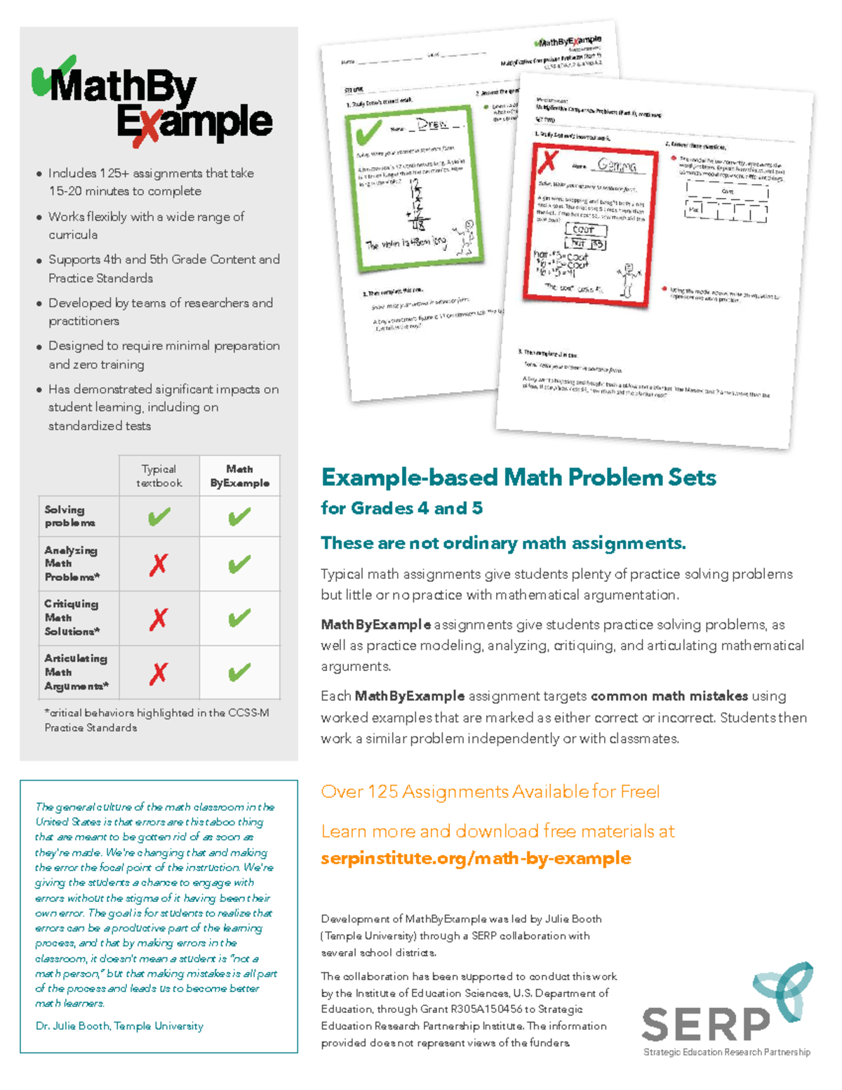 MathByExample: Innovative Assignments for 4th and 5th Grade Math Skills ...