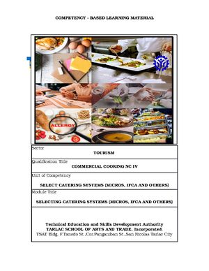 CBLM-COK-Prepare Meat dishes - COMPETENCY BASED LEARNING MATERIALS ...
