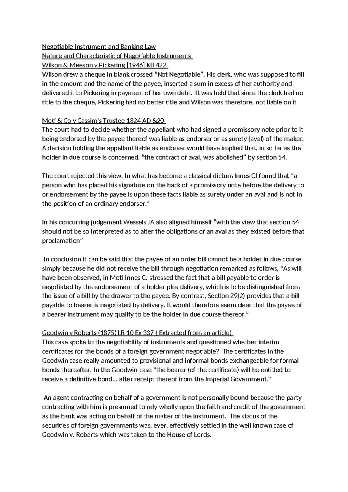 CIR v Lever Bros and Unilever Ltd 1946 AD 441 - COMMISSIONER FOR INLAND ...