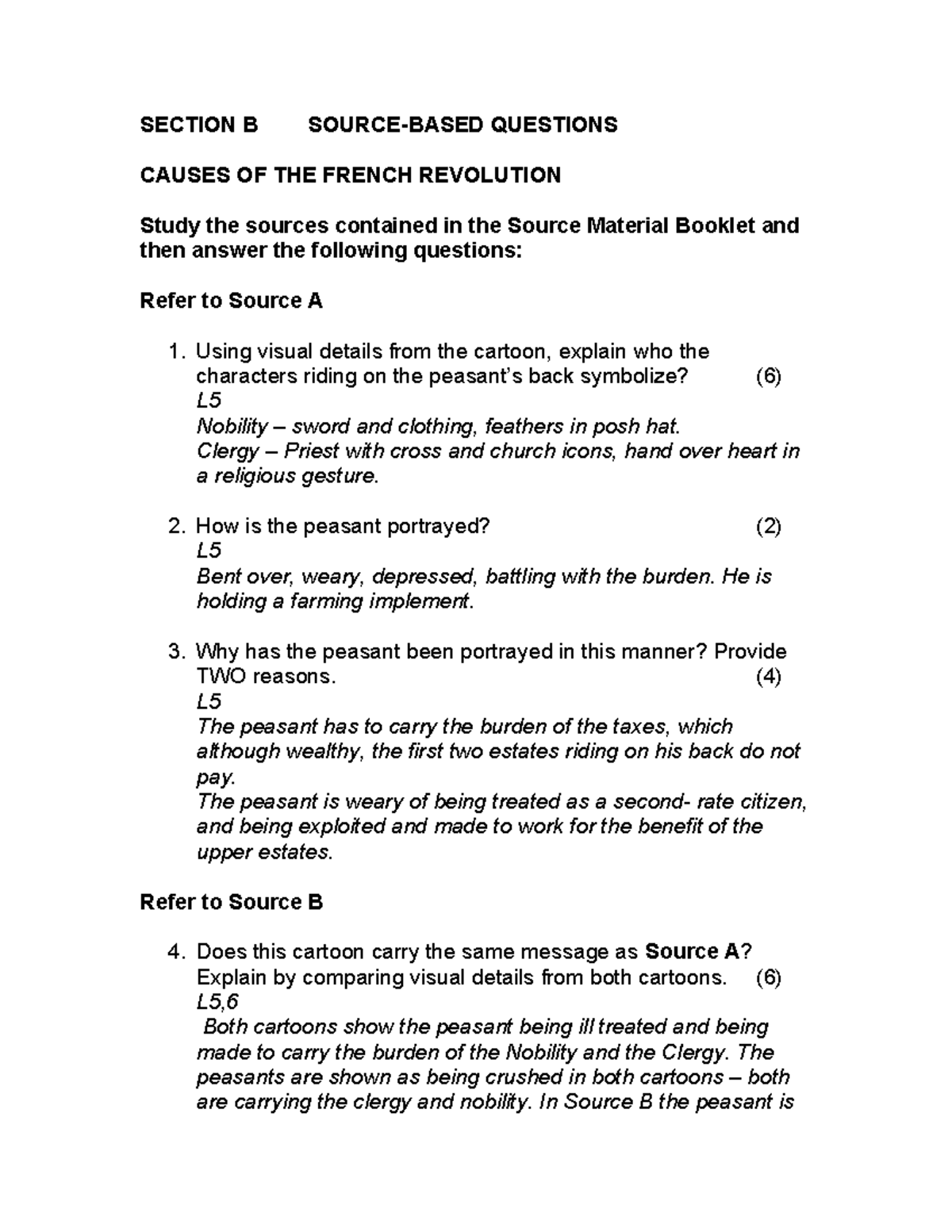 2025 MG SBQ - Causes of the French Revolution Analysis Notes - Studocu