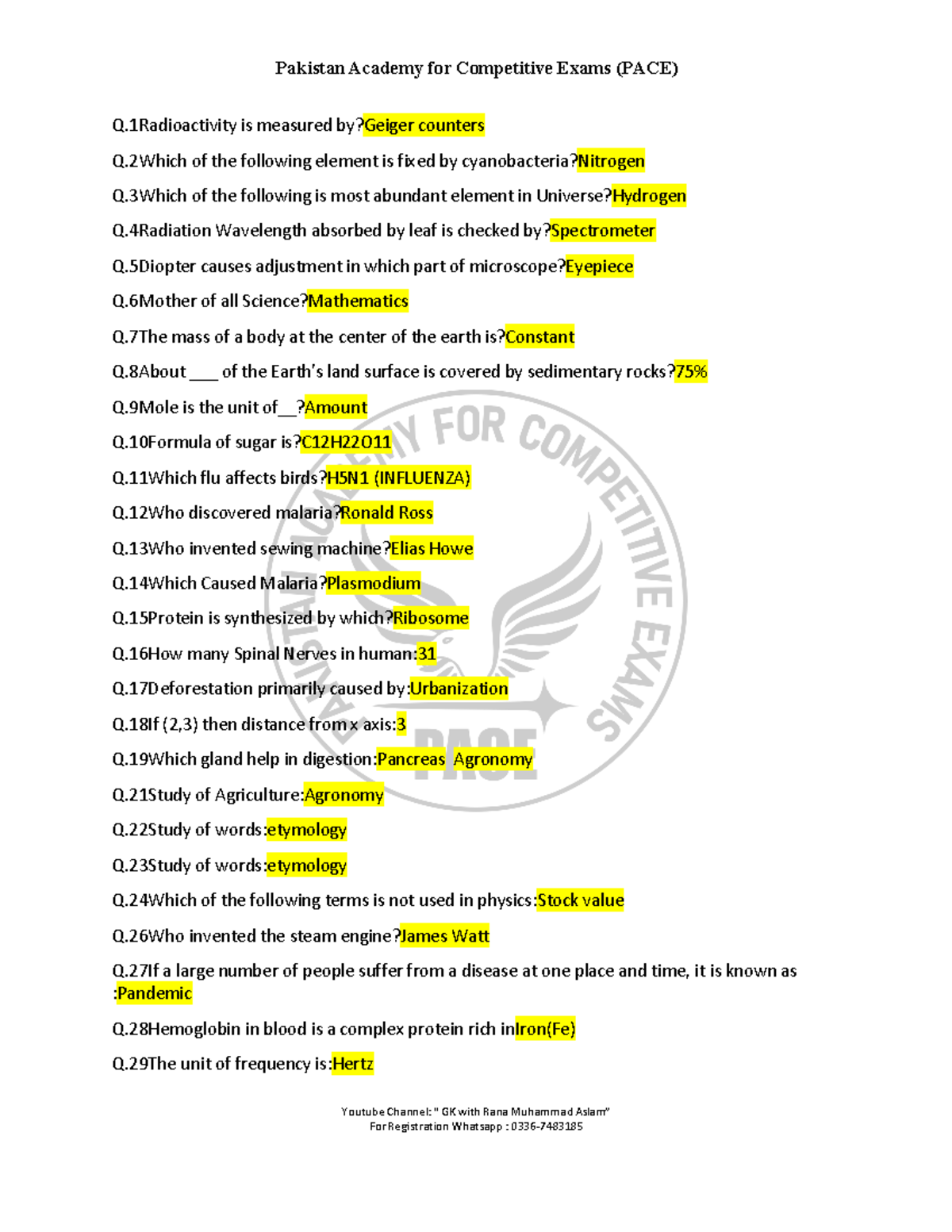 EDS Notes (PACE) - Comprehensive Study Guide for Competitive Exams ...
