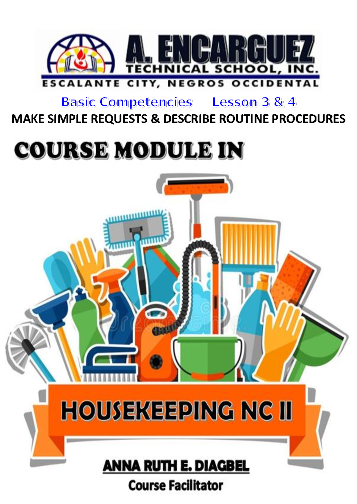 Housekeeping Basic Lesson 3 4 - ```````````````````````+ MAKE SIMPLE ...