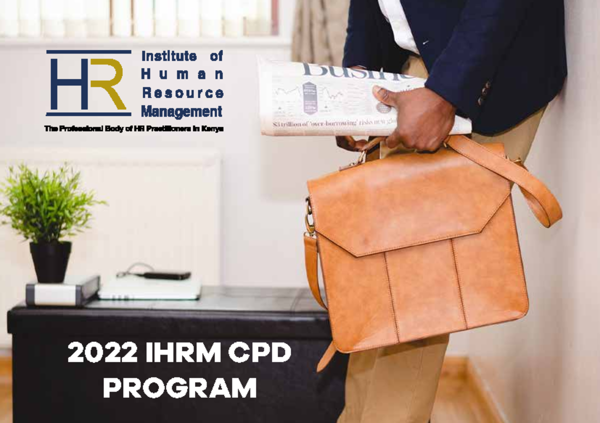 2022 IHRM CPD Training Program Calendar for HR Professionals - Studocu