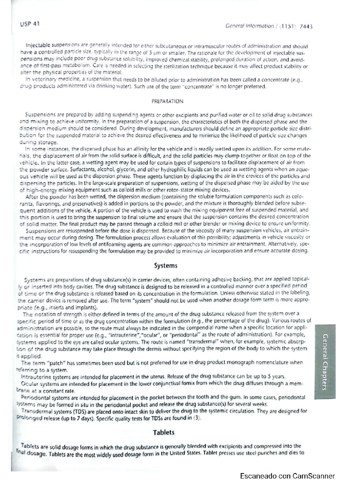 Tabletas USP 41 Cap 1151 Pharmaceutical Dosage Forms pp7743-7745 - USP ...