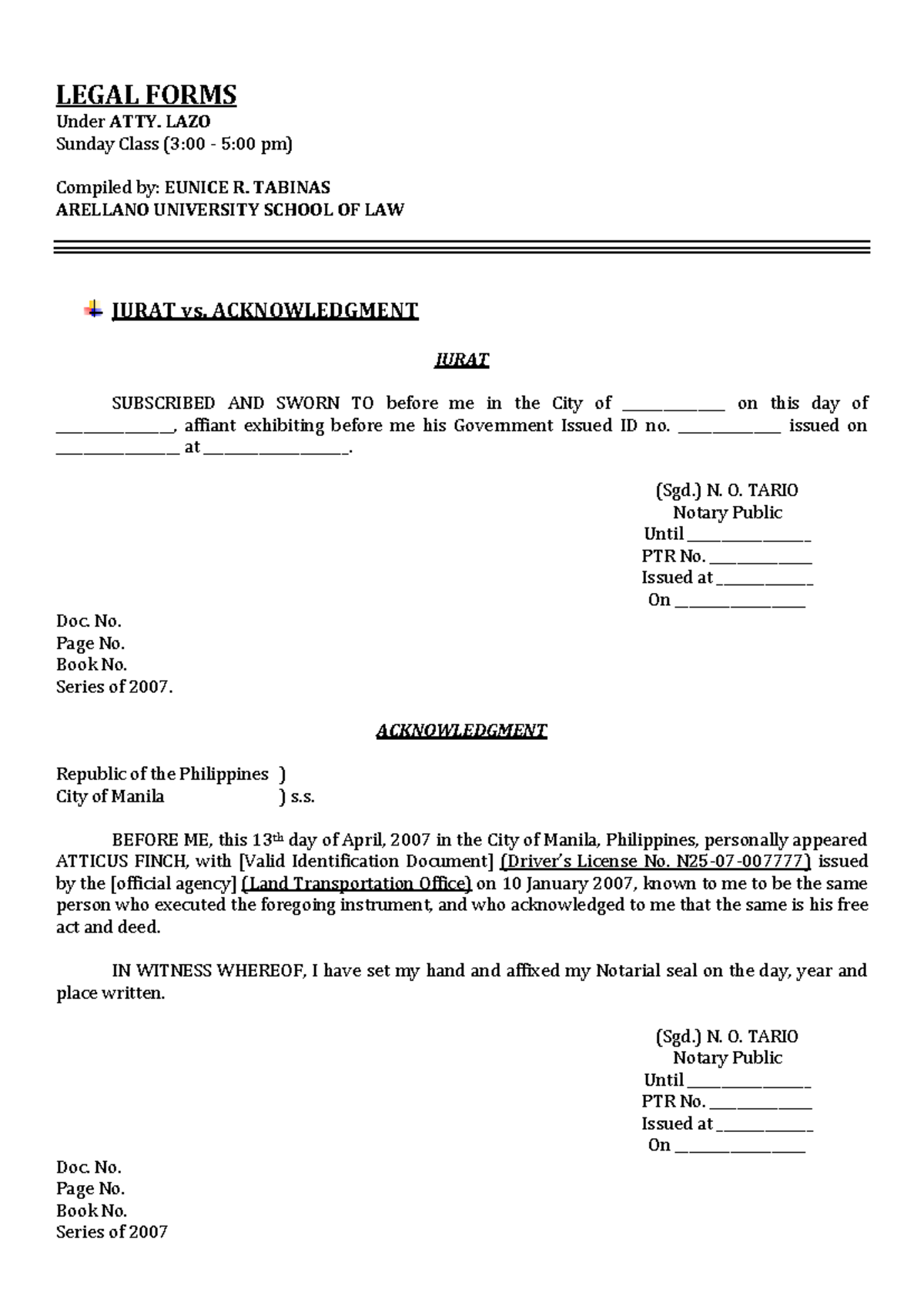 Legal Forms Midterms Exams ssssssssssssssssssssddddddddddddd - LEGAL ...