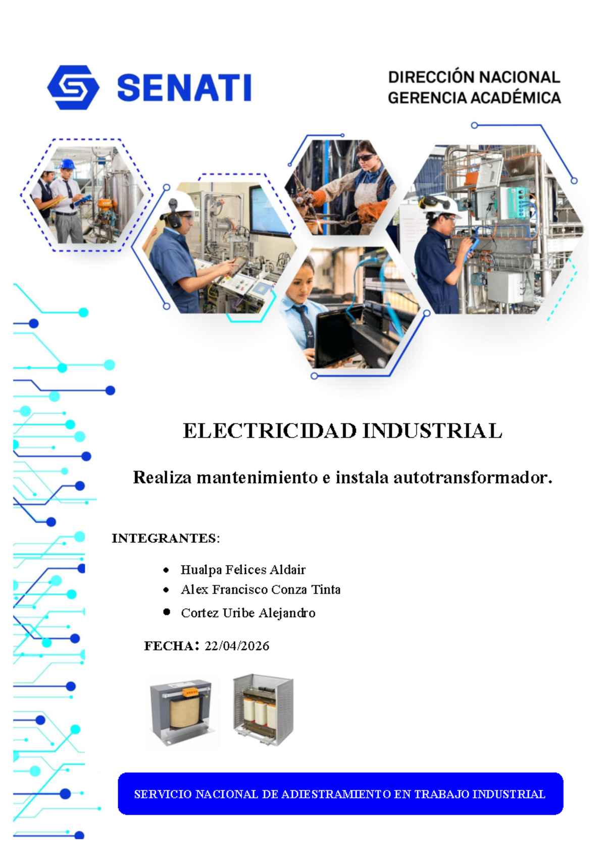 ELECTRICIDAD INDUSTRIAL CFP: PISCO - Mantenimiento e Instalación de ...