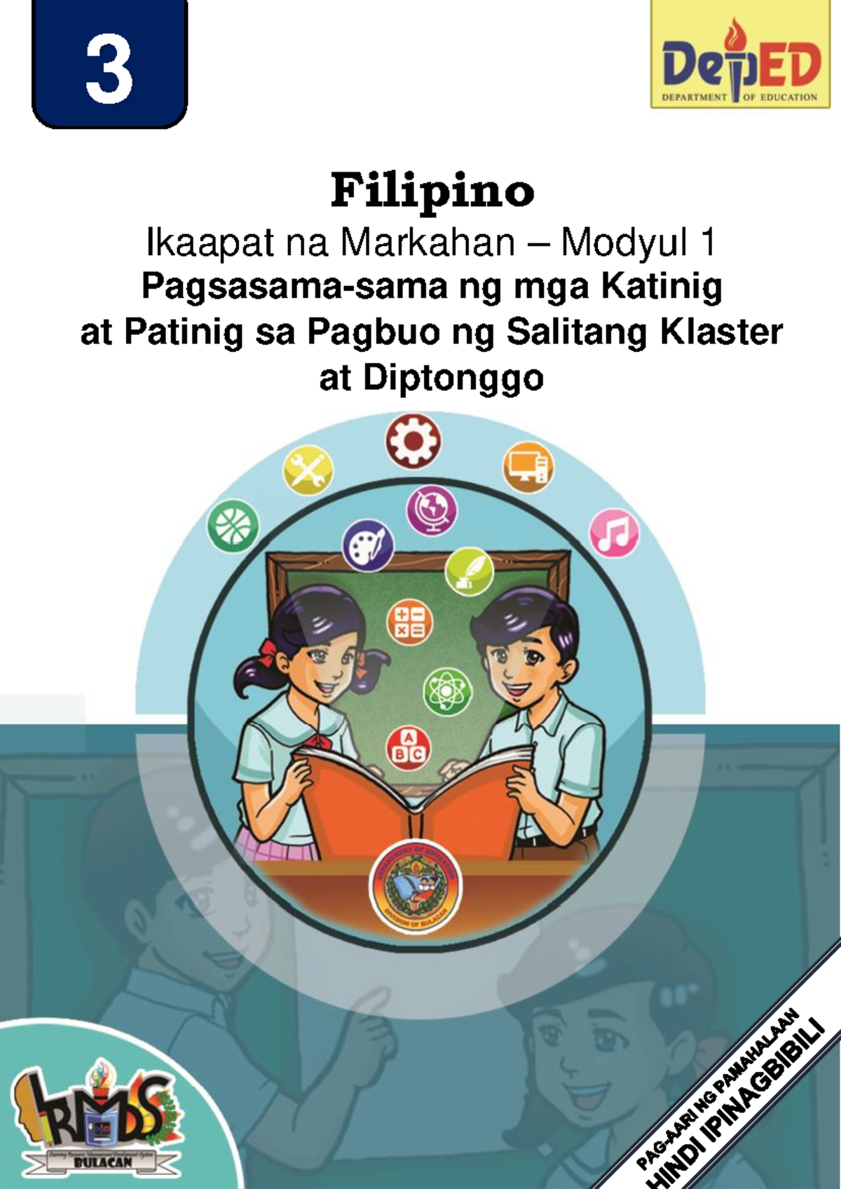 Filipino 3 Q4 M1 - Pagsasama-sama ng Katinig at Diptonggo - Studocu