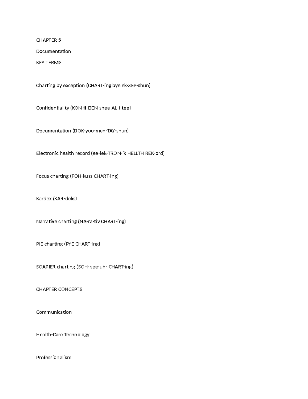 Foundations 5 - Documentation: Key Concepts and Learning Outcomes - Studocu