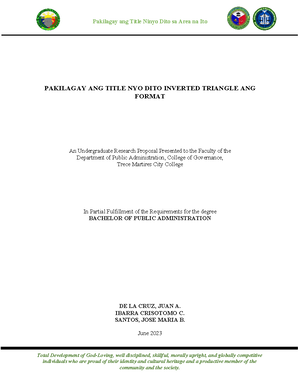 narrative report on ojt - A NARRATIVE REPORT ON PRACTICUM AT HTE ...