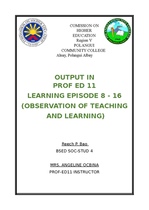 Creative Nonfiction Lesson 1 - Quarter 1 – Module 1: Introduction to ...