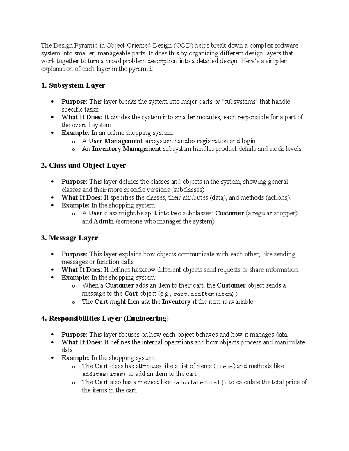 Unit 3 OOSD: Understanding the Design Pyramid in Software Development ...