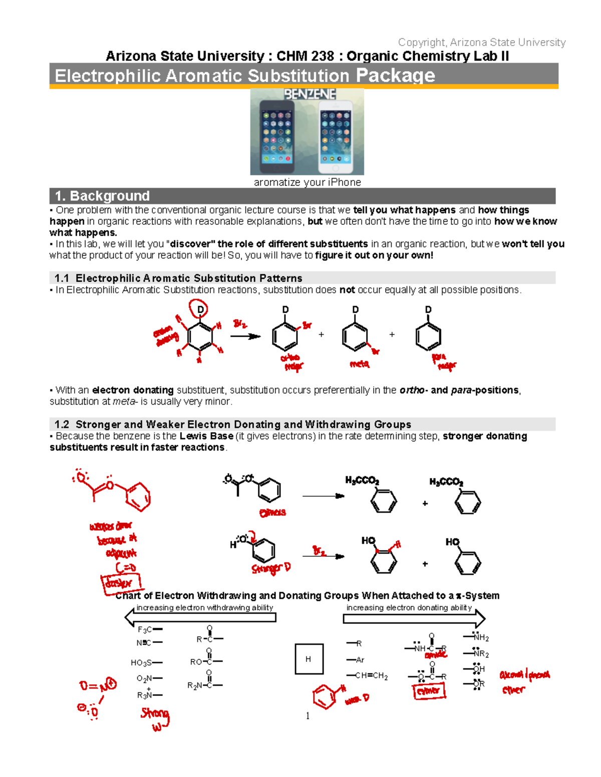 Eas lab - GAP notes for eas lab - 1 Copyright, Arizona State University ...