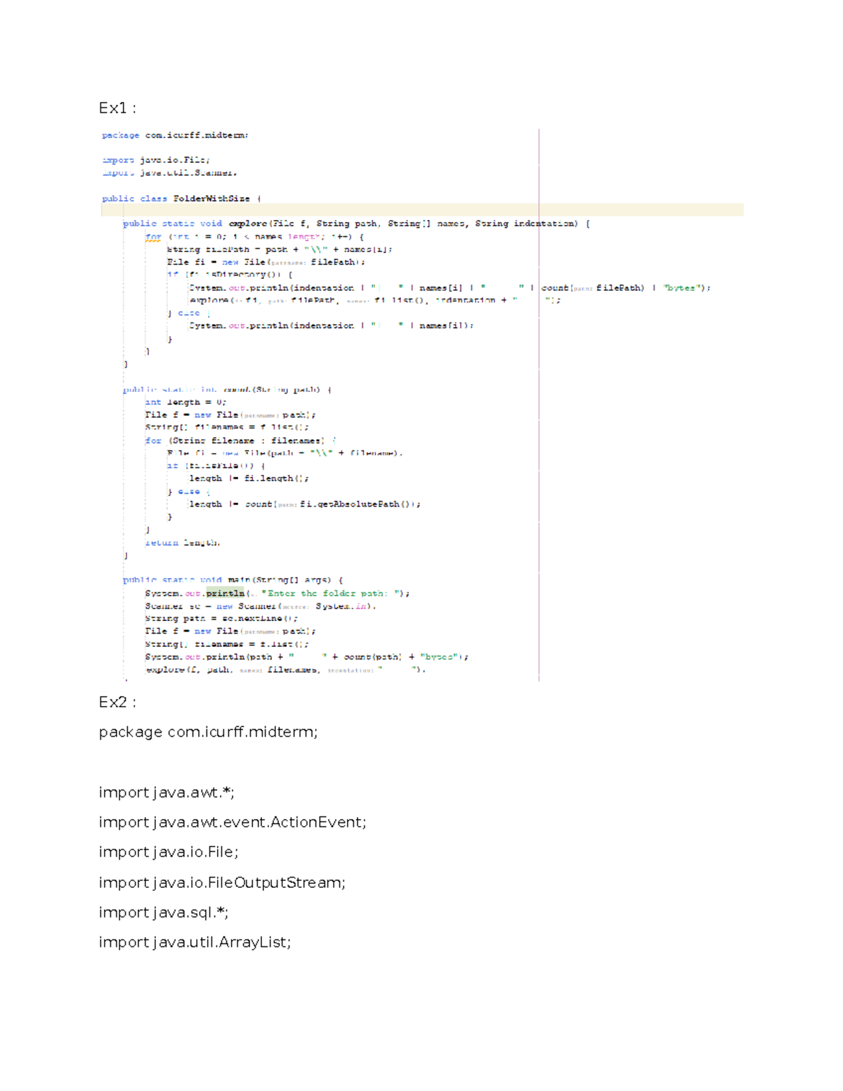 Midterm Project: Database Query GUI & XML Handling (COMP101) - Studocu
