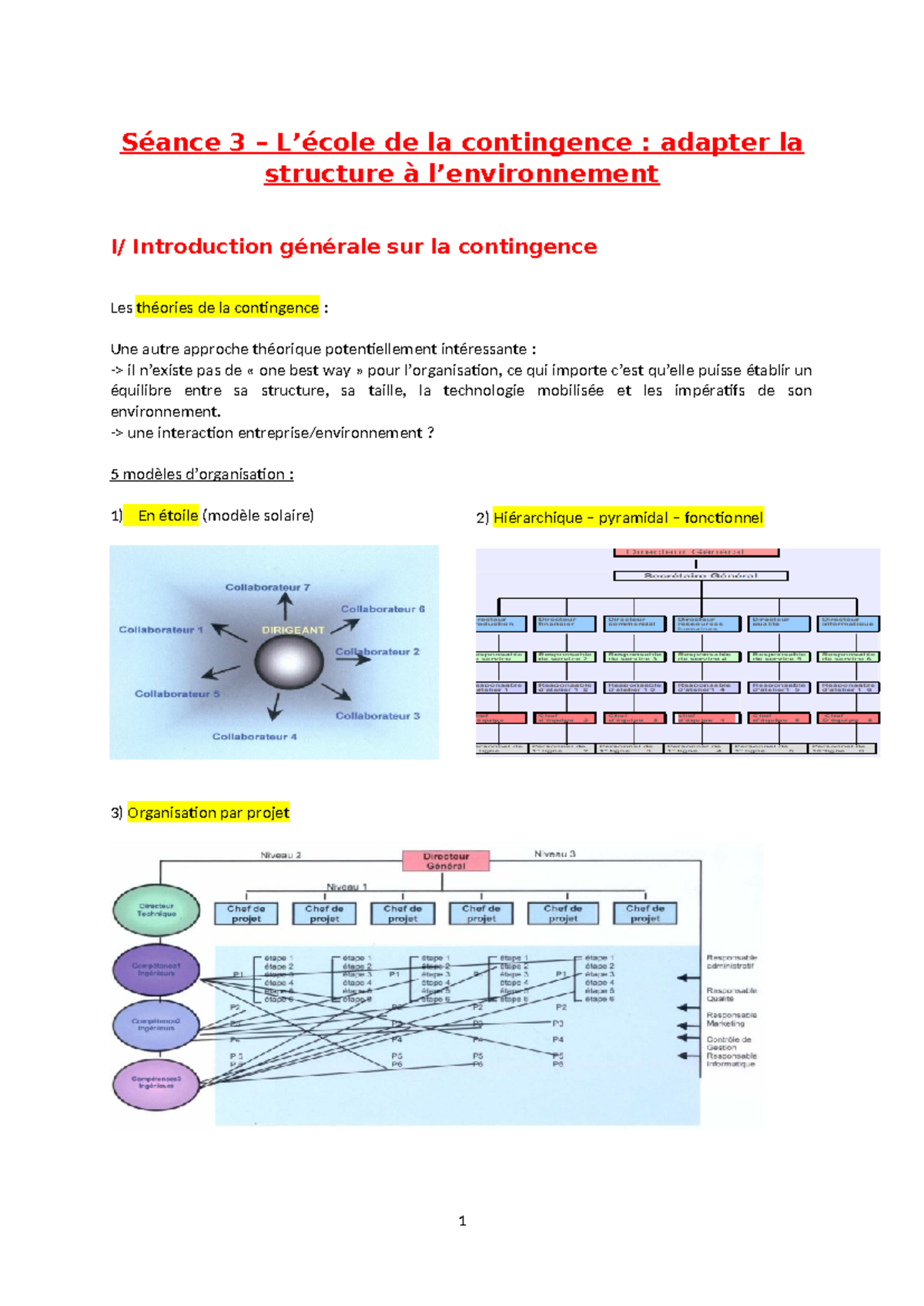 Séance 3 - l'ecole de la contingence - Séance 3 – L’école de la ...