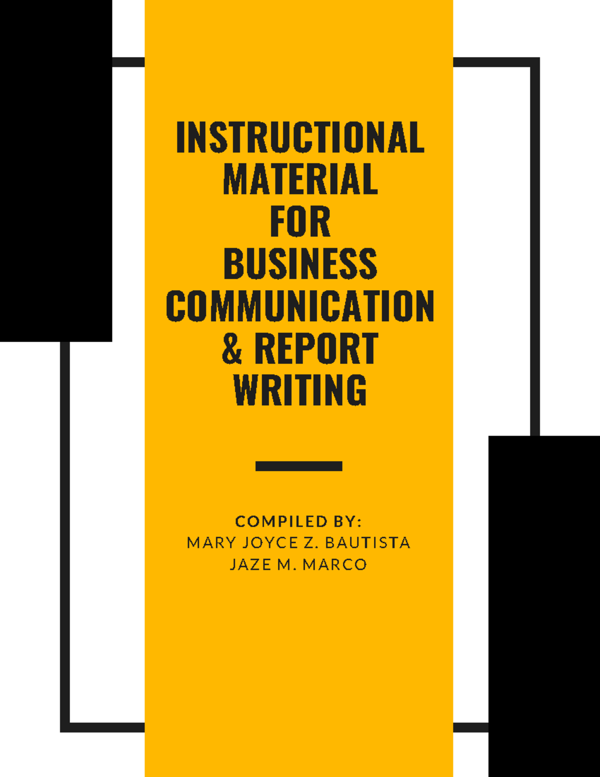 ENGL 2005 3 - Comprehensive Guide to Business Comm & Report Writing ...