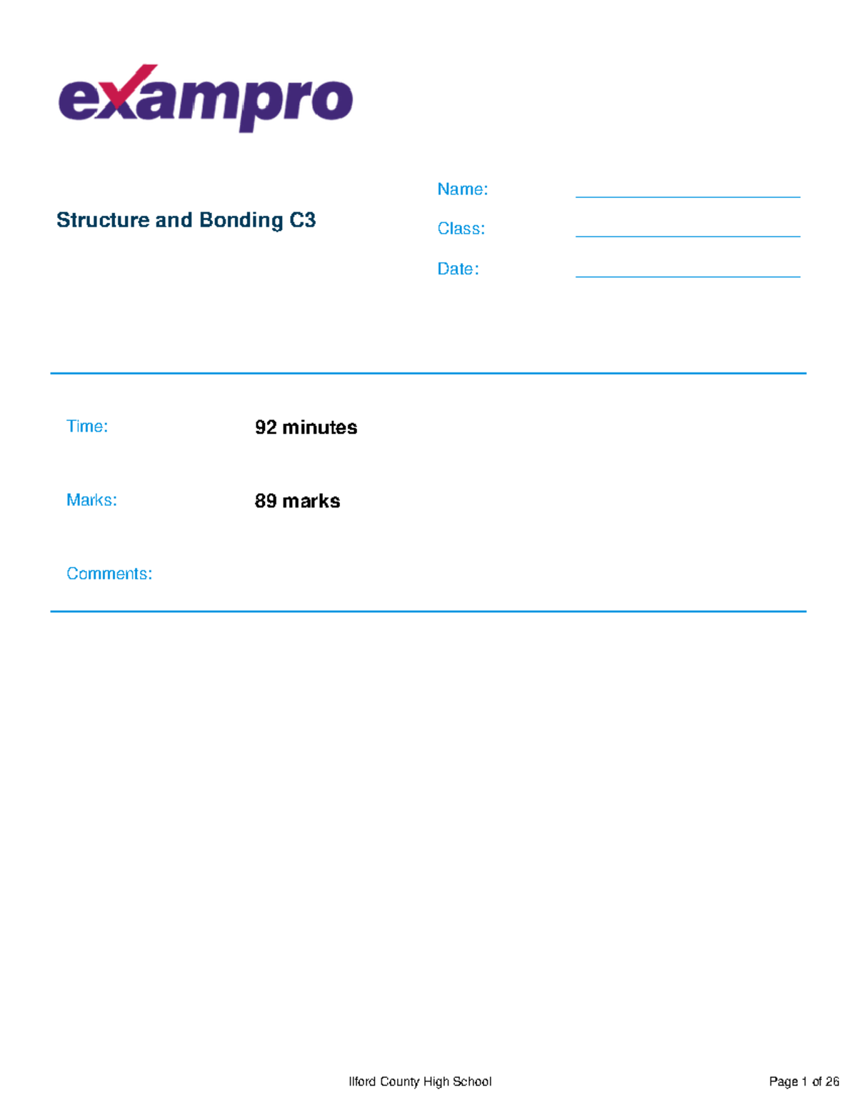C3 - GCSE Chemistry Structure and Bonding Revision Notes - Studocu