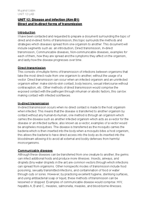A Unit 1 Workbook - unit 1 applied science revision notes - Level 3 ...