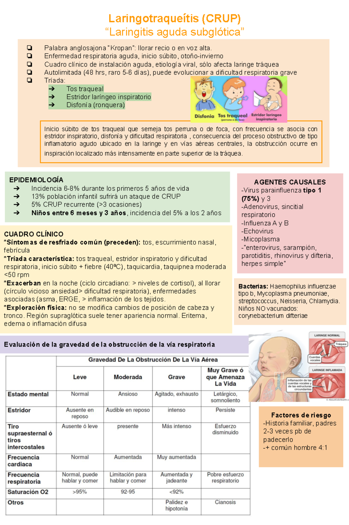 Laringotraqueitis apuntes, pediatria - Pediatría médica y ambulatoria ...