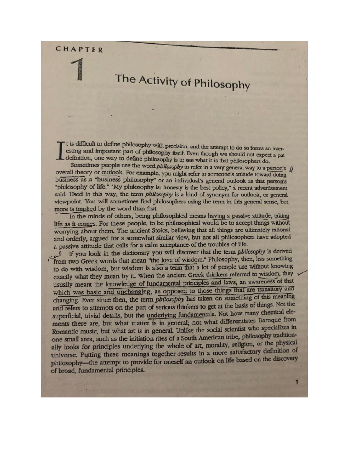 PHIL 101: Understanding the Activity of Philosophy - Studocu