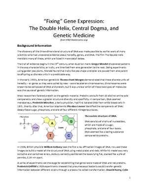 Cell Differentiation and Gene Expression - Fillable Worksheet - Cell ...
