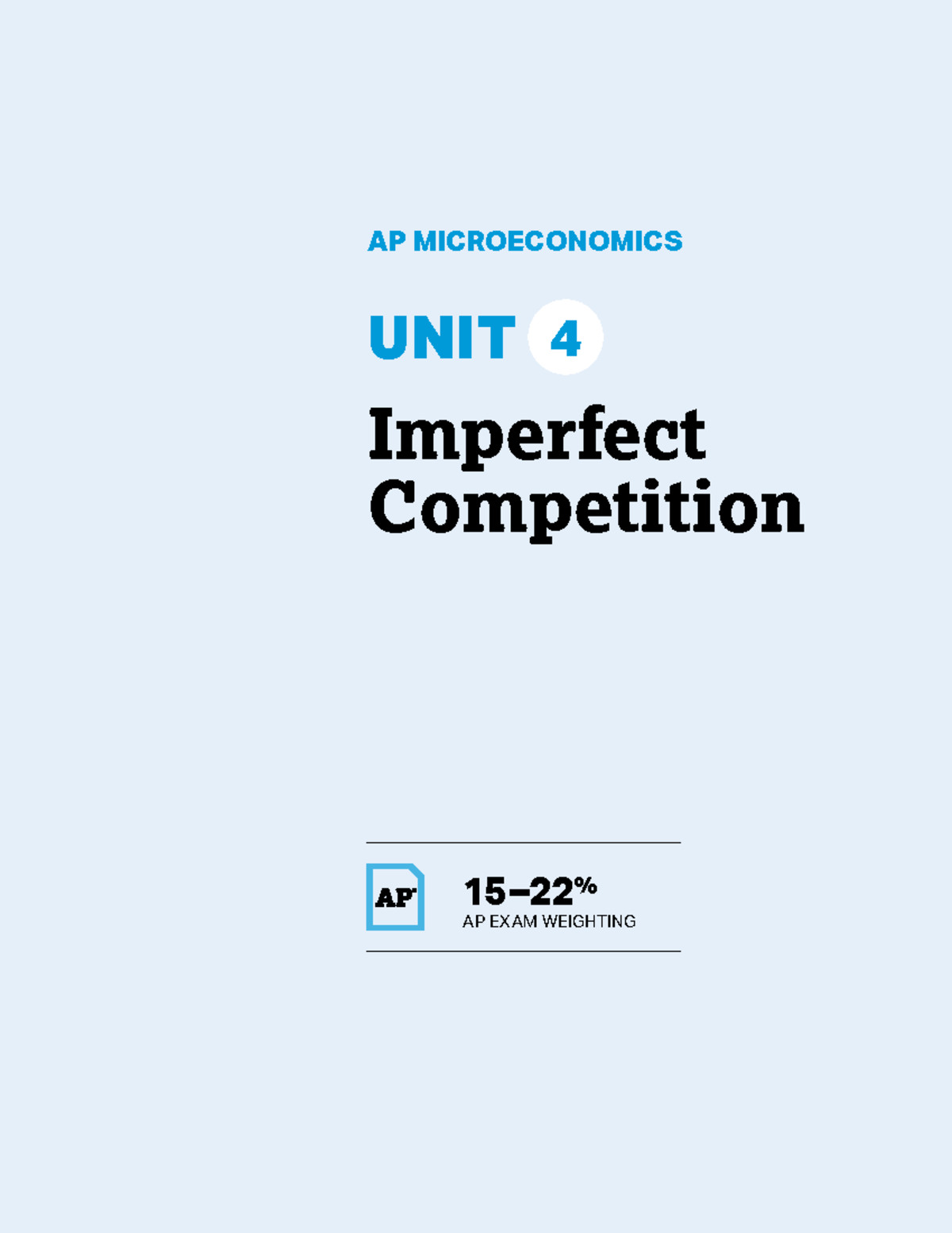AP MICROECONOMICS UNIT 4: Monopoly and Imperfect Competition Notes ...