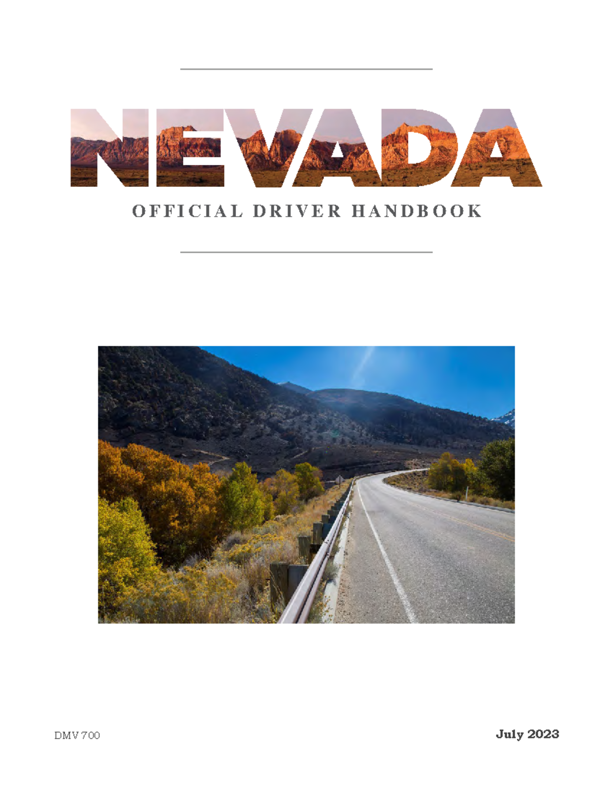 Nevada DMV Driver License & ID Application Guide (DMV 700, July 2023 ...
