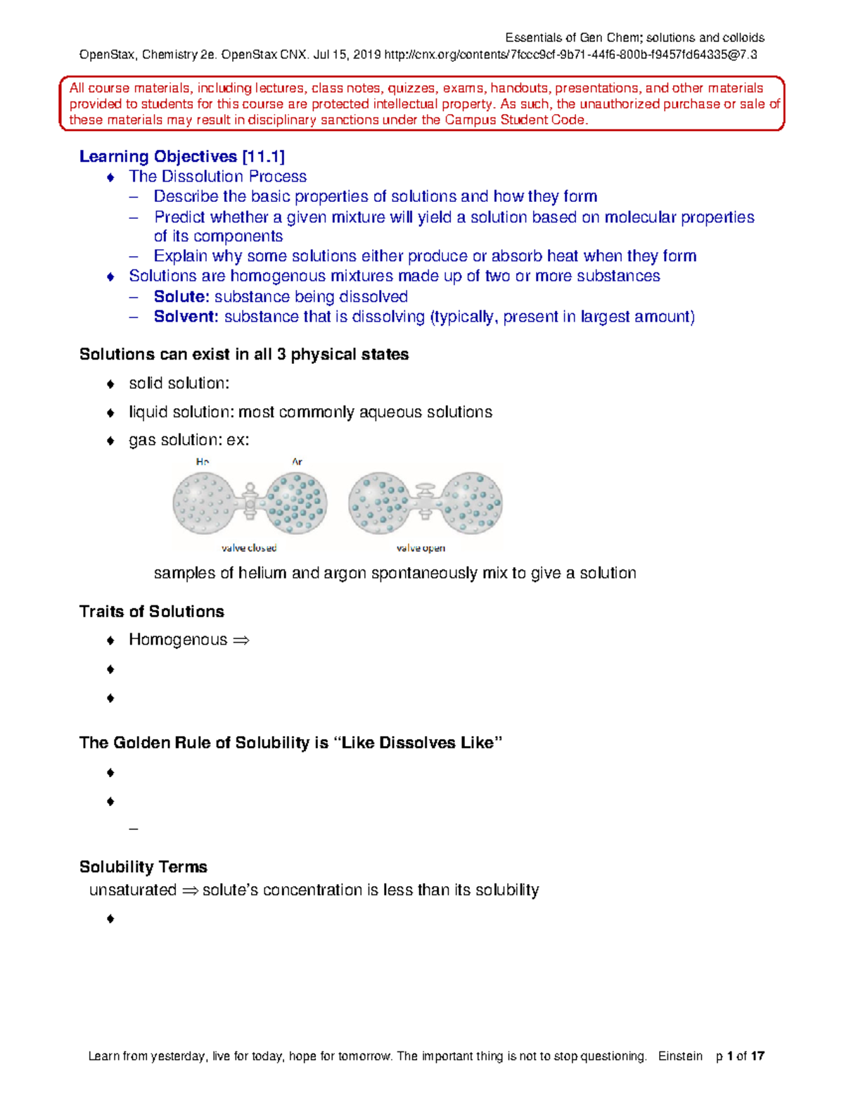 Essentials of Solutions and Colloids - Chemistry 2e (11 Solns Colloids ...