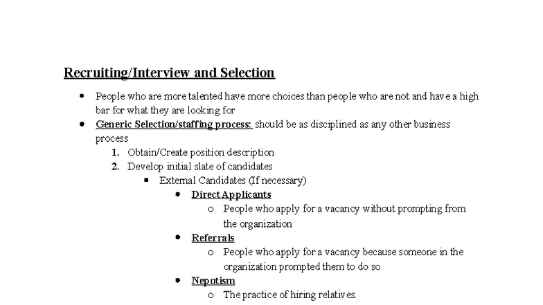 Recruitment and Selection Process: Best Practices and Techniques ...