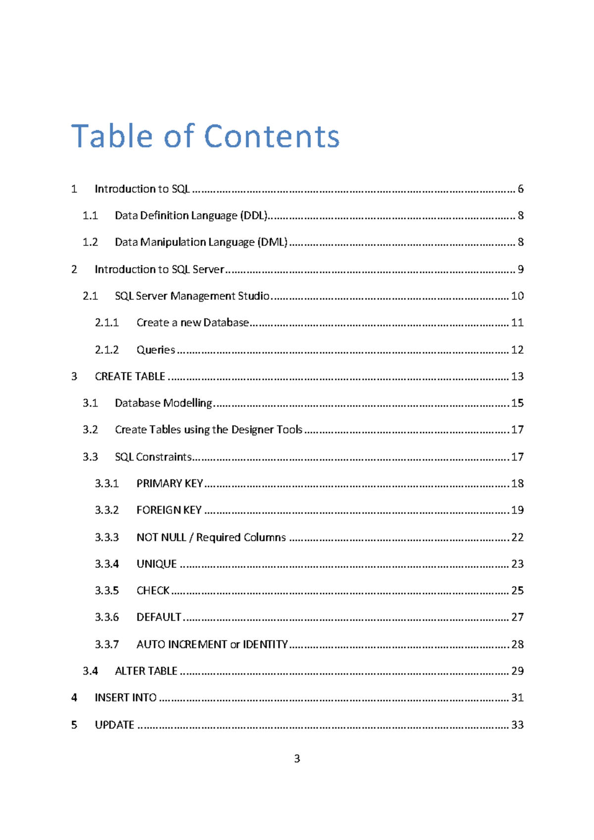 SQL Server Tutorial: Comprehensive Notes on SQL Concepts and Commands ...