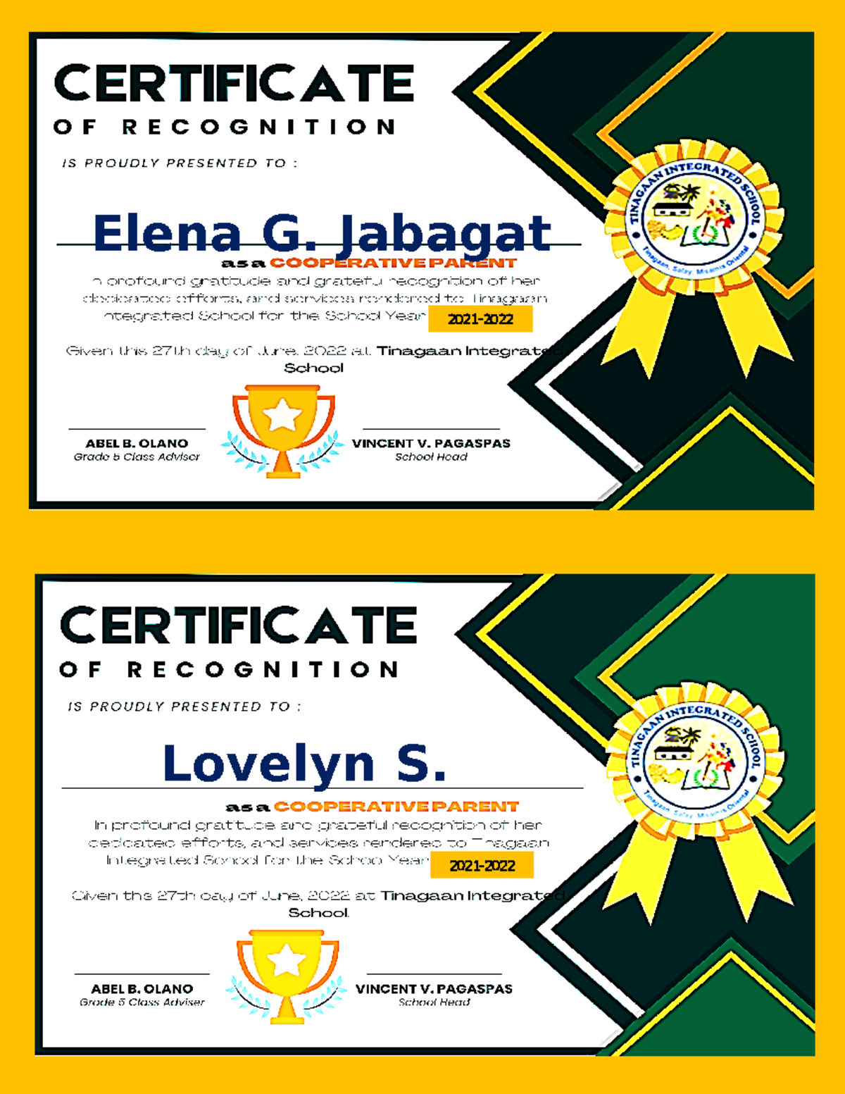 Cooperative Parent Certificate: 2021-2022 Program Details - Studocu