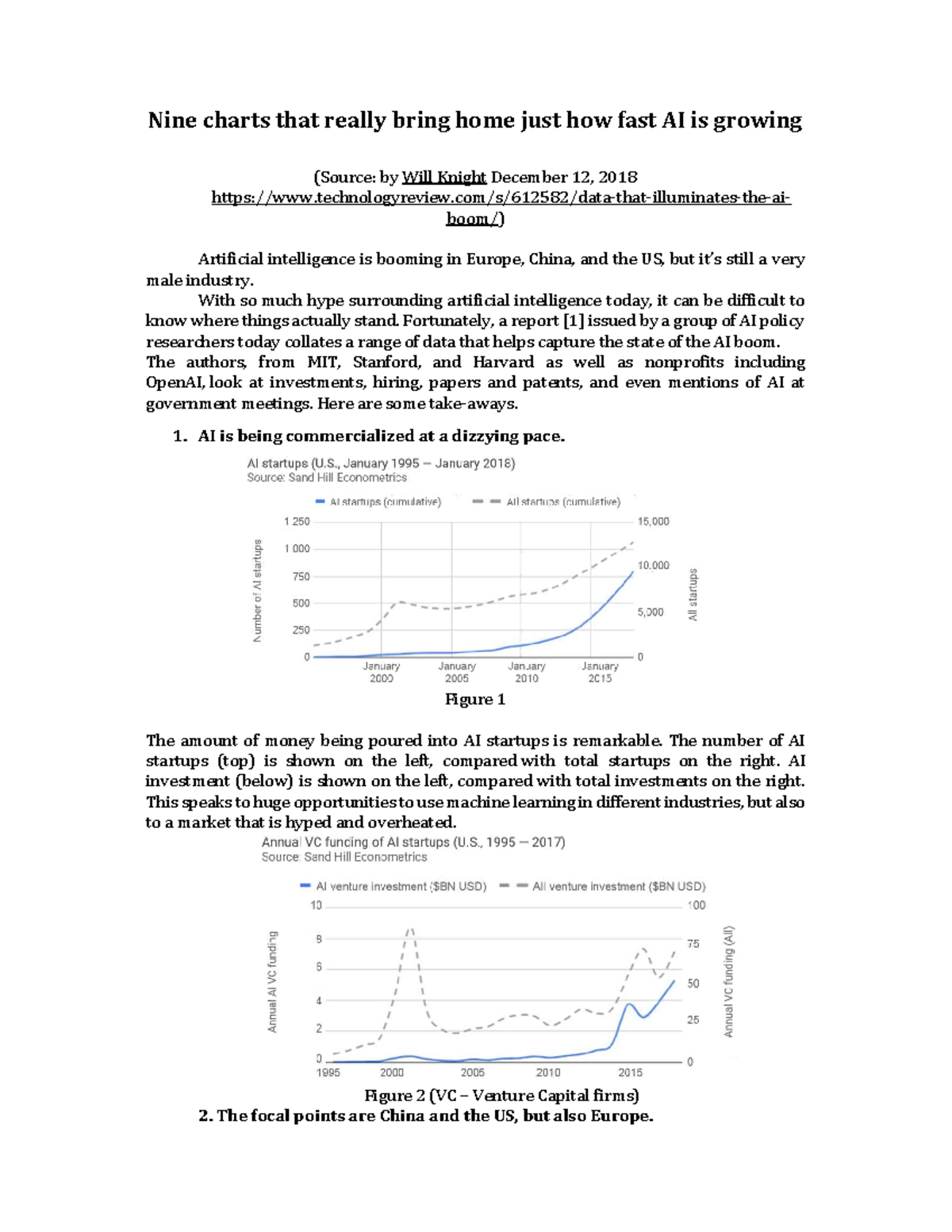 Unit 5: How Fast AI is Growing - Insights and Data Analysis - Studocu