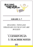 [Solved] Lesson plan grade 4 life skills bullying - Teaching practice ...