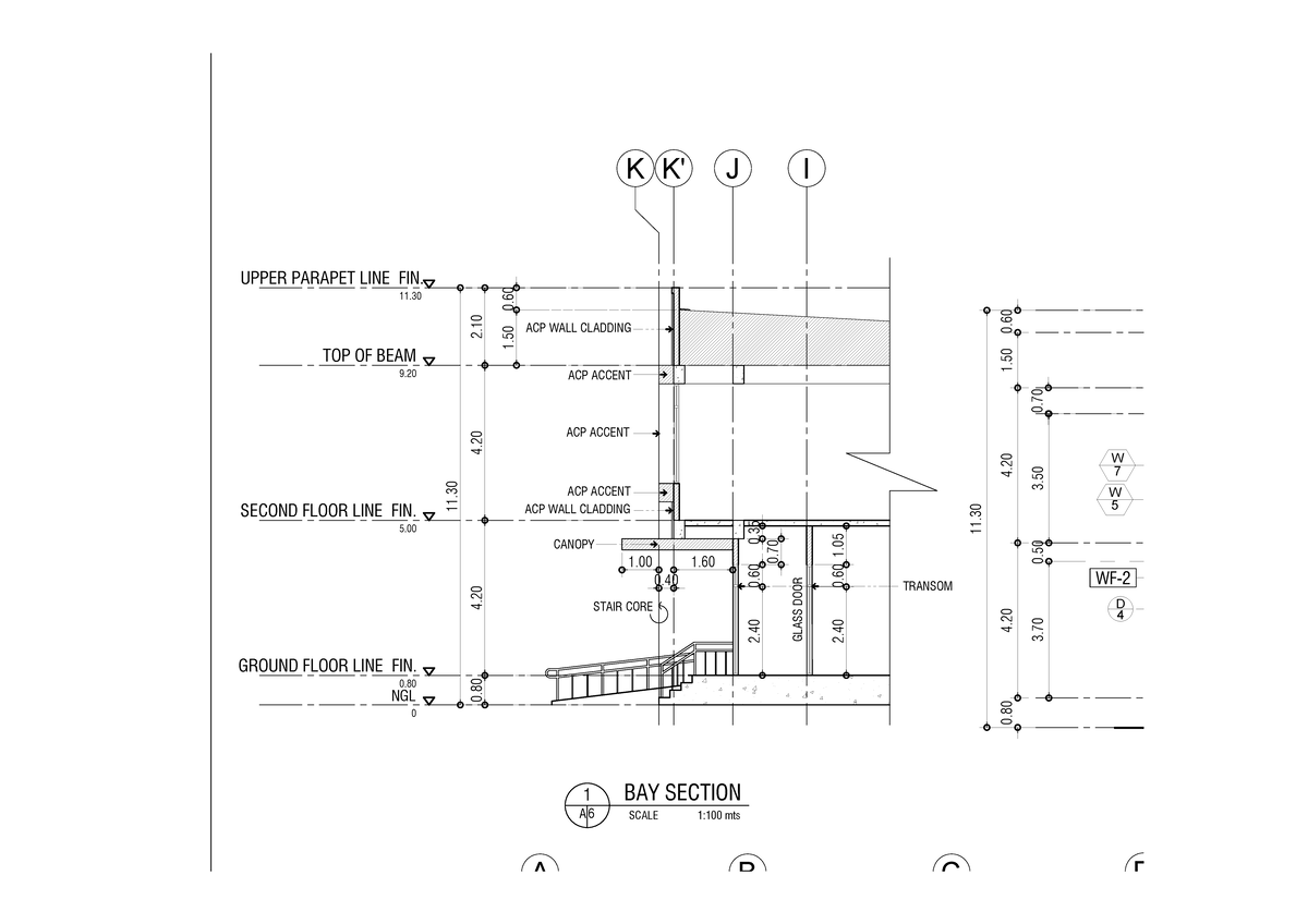 BAY Section - FOR DESIGN PURPOSES - 0. 4. 4. 1. 0. 3. 11. 3. 0. 0. 4 D ...