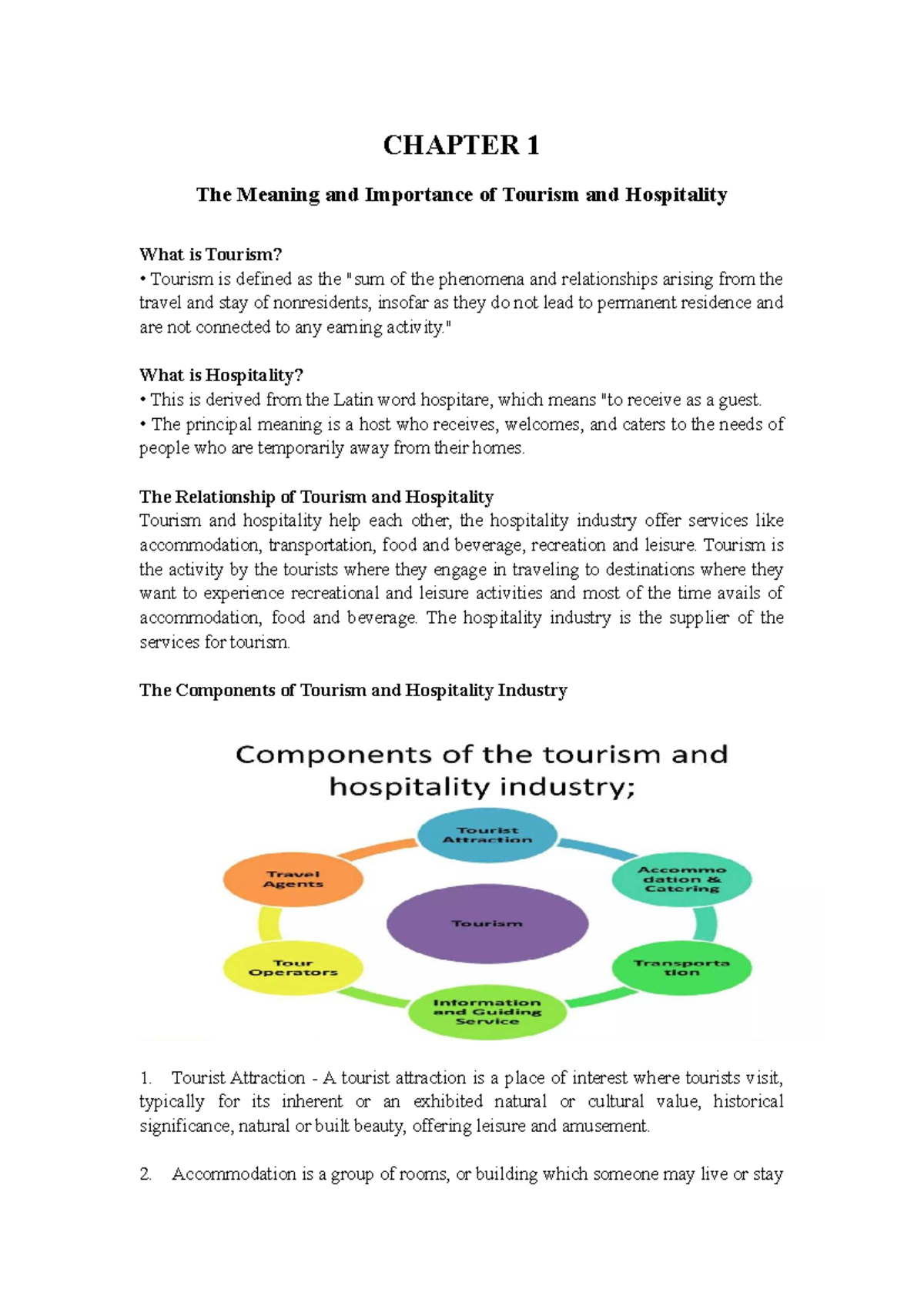 Chapter 1: Macro Perspective on Tourism and Hospitality Fundamentals ...