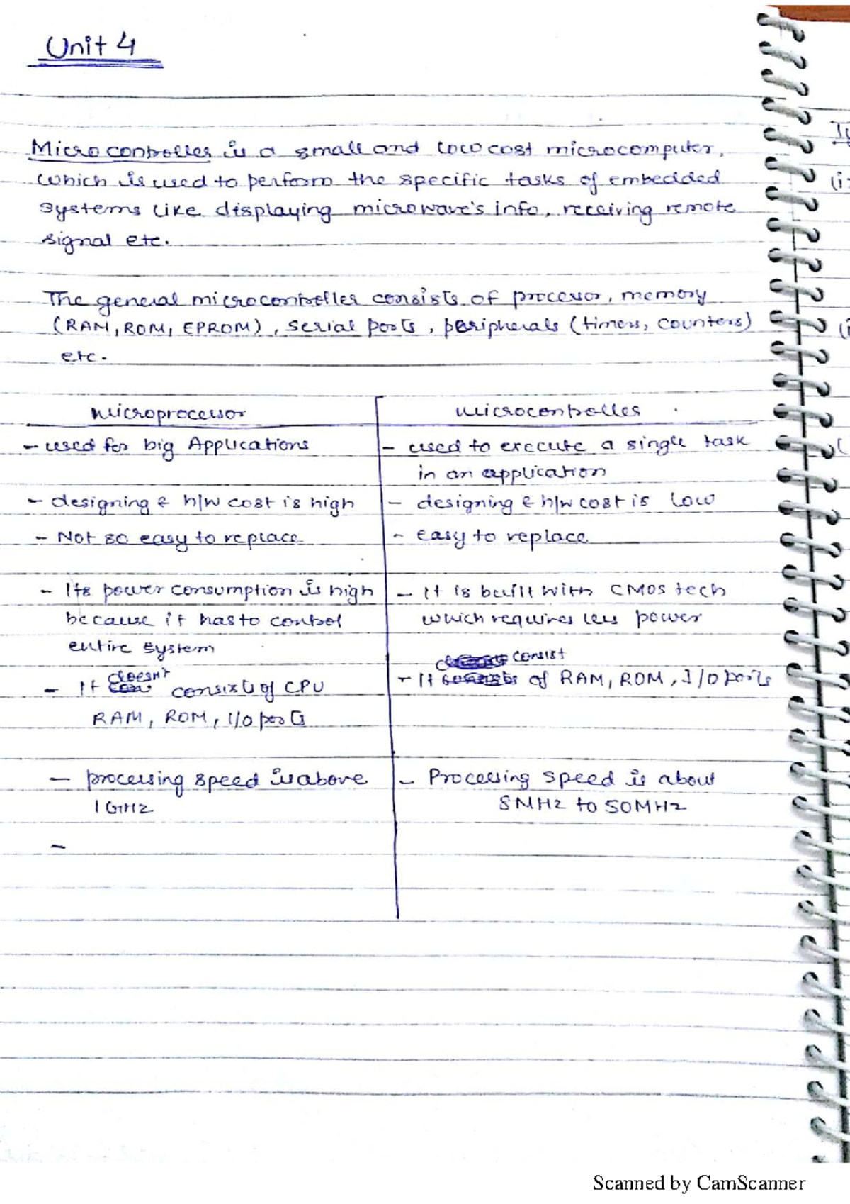 Unit 4: Microcontroller Overview and Architecture (ENGR 101) - Studocu