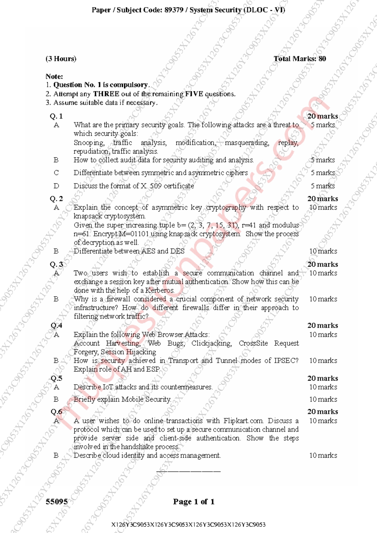 C9 DLOC VI System Security Final Exam Notes - May 2024 - Studocu