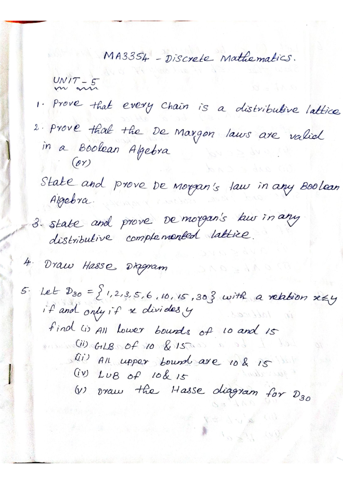 Discrete mathematics important questions - MA3354 Discrete Mathematics ...