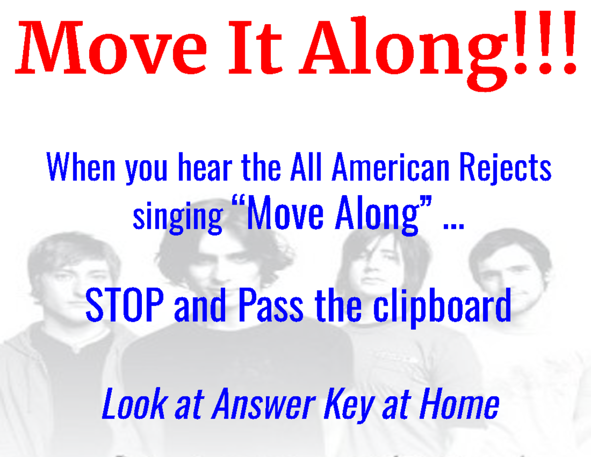 Move It Along: Answer Key for Stations Activity - Move It Along!!! When ...