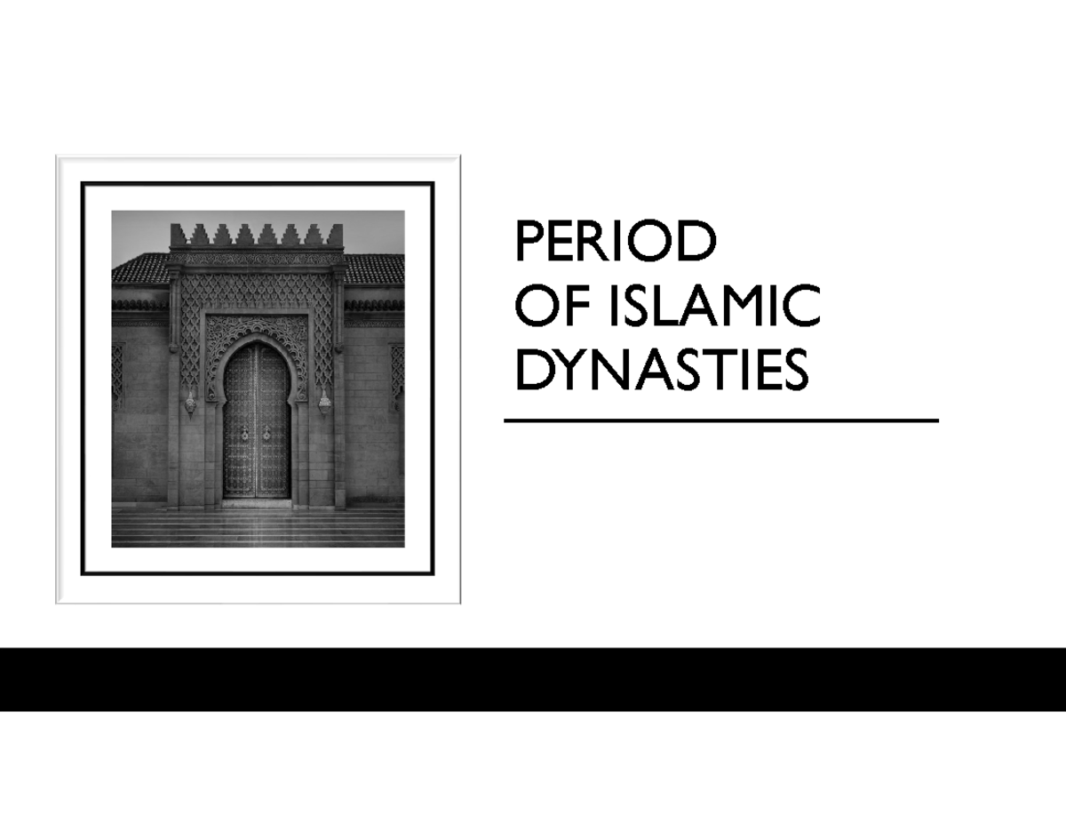 Islamic Dynasties: Umayyad & Abbasid Background (Chapter 2) - Studocu