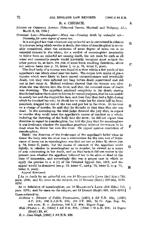 Must read cases Unit 1 - 9 - R. 207 Ngati and Others v The People (SCZ ...