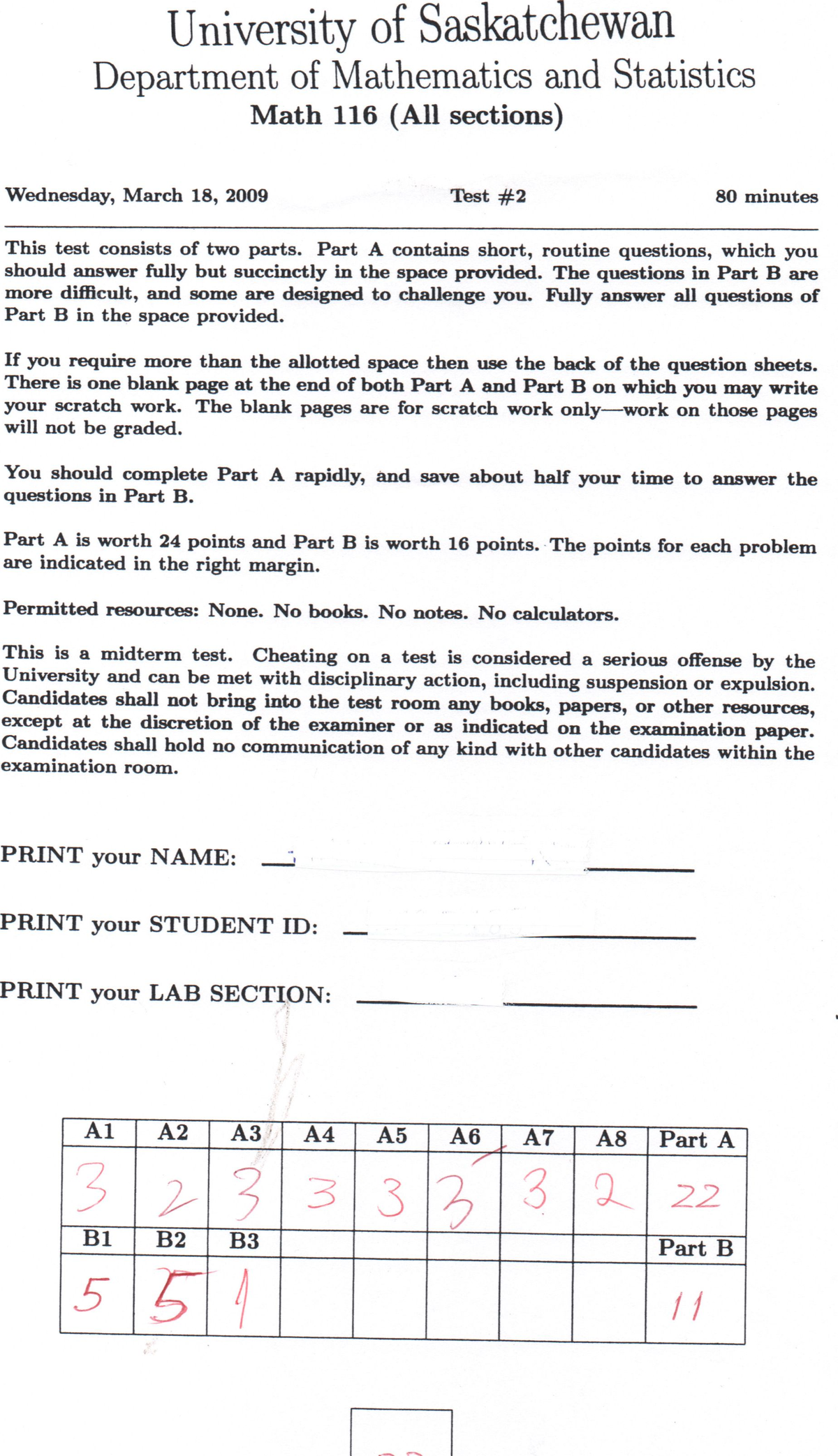 Exam 2009, Questions And Answers - Math 116.3 - Studocu