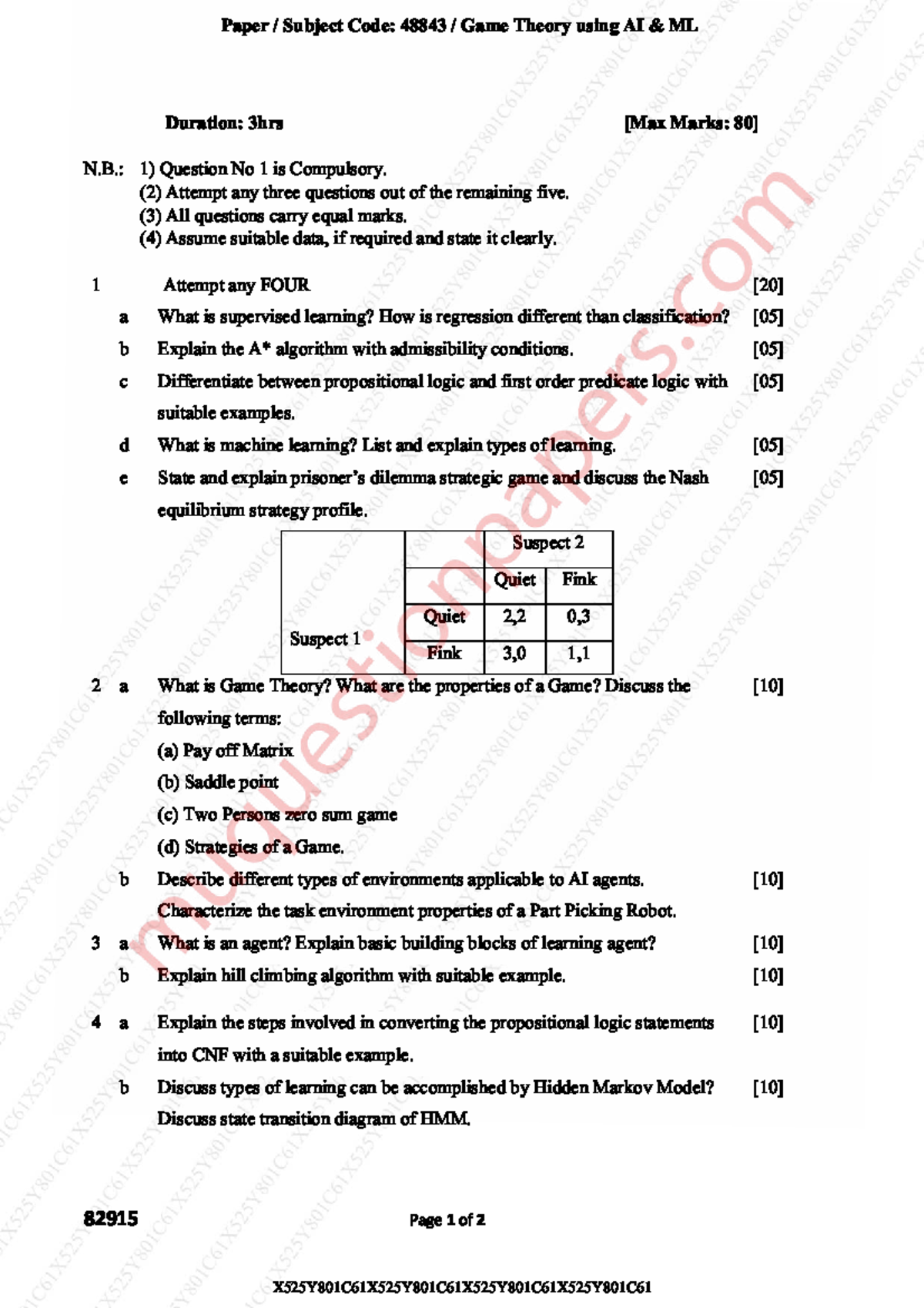 Be electronics-and-telecommunication semester-6 2025 may game-theory ...