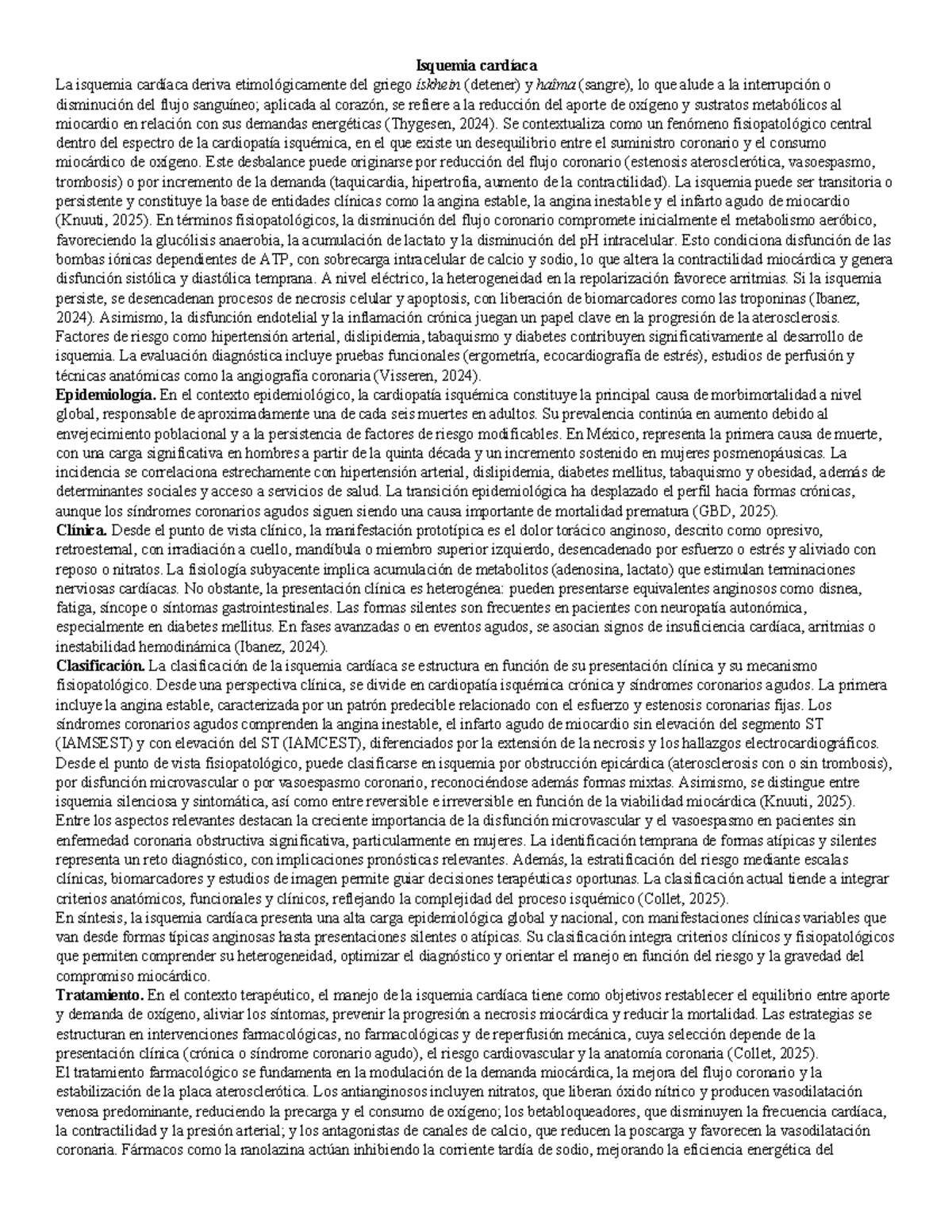 Isquemia Cardíaca e Infarto Agudo de Miocardio: Un Análisis Integral ...
