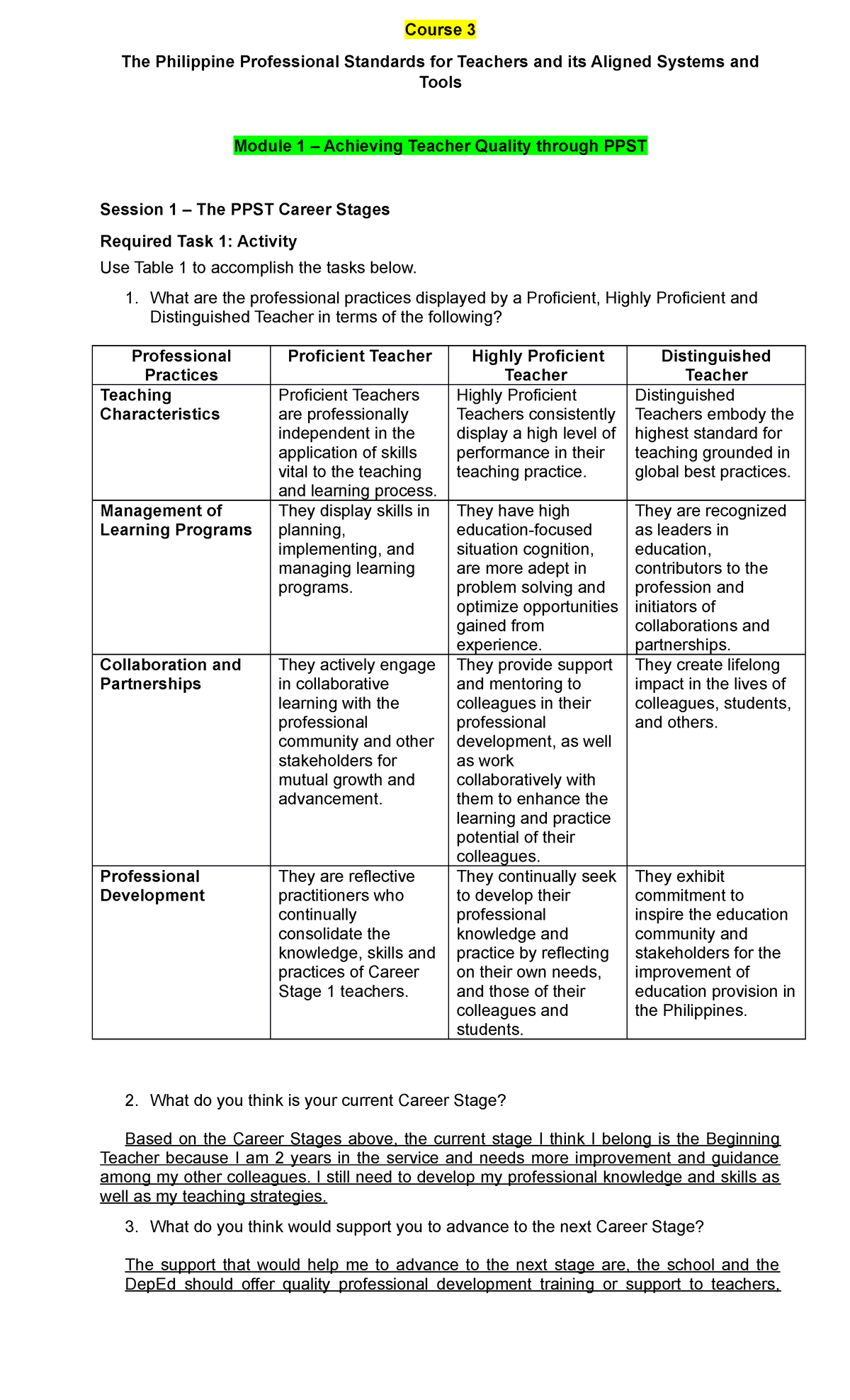 TIP-Course-3-Answer-Key-PPST-Reflection-Activity-Guide - Studocu