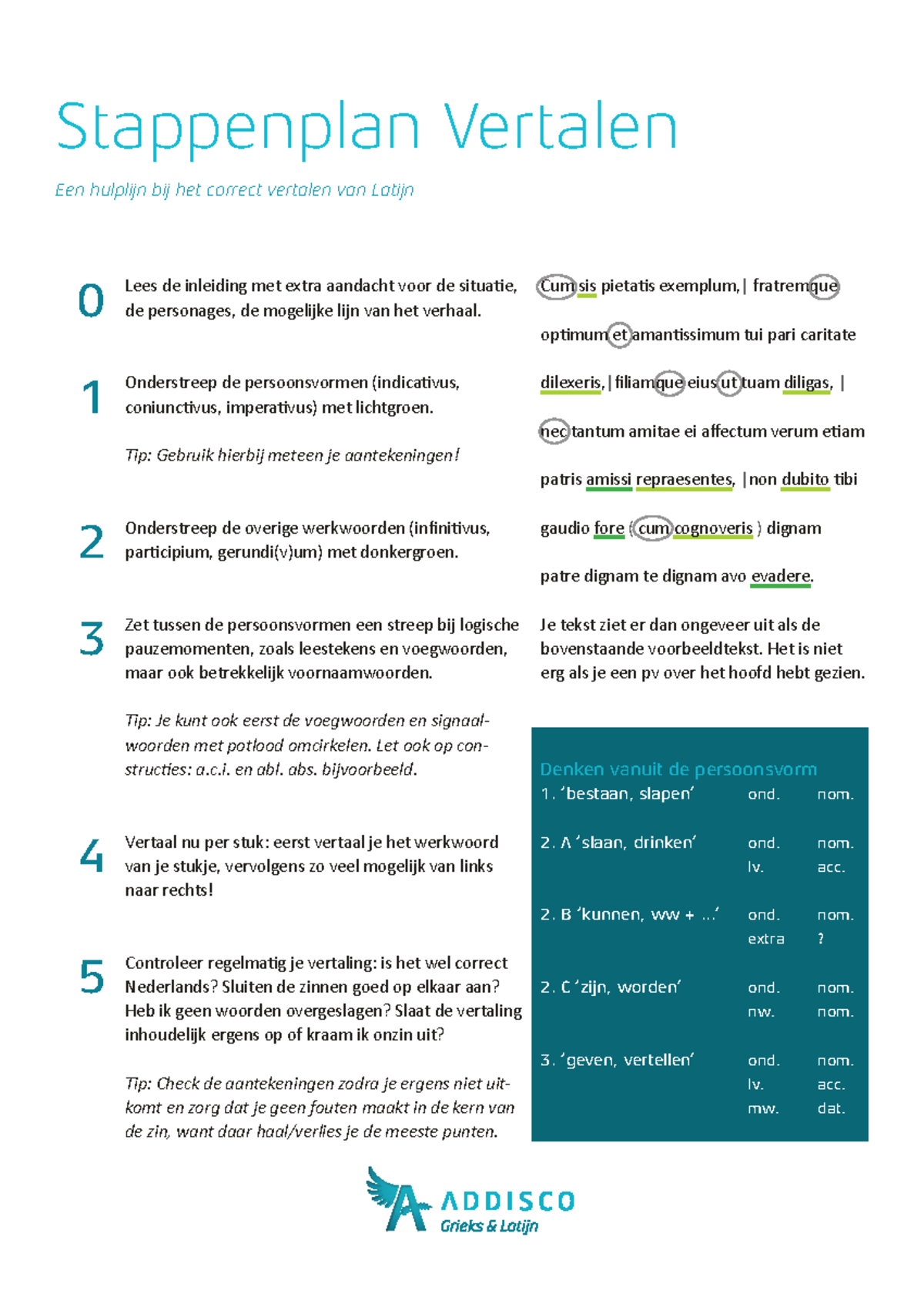 Stappenplan Vertalen Latijn 1: Hulplijn voor Correcte Vertalingen ...
