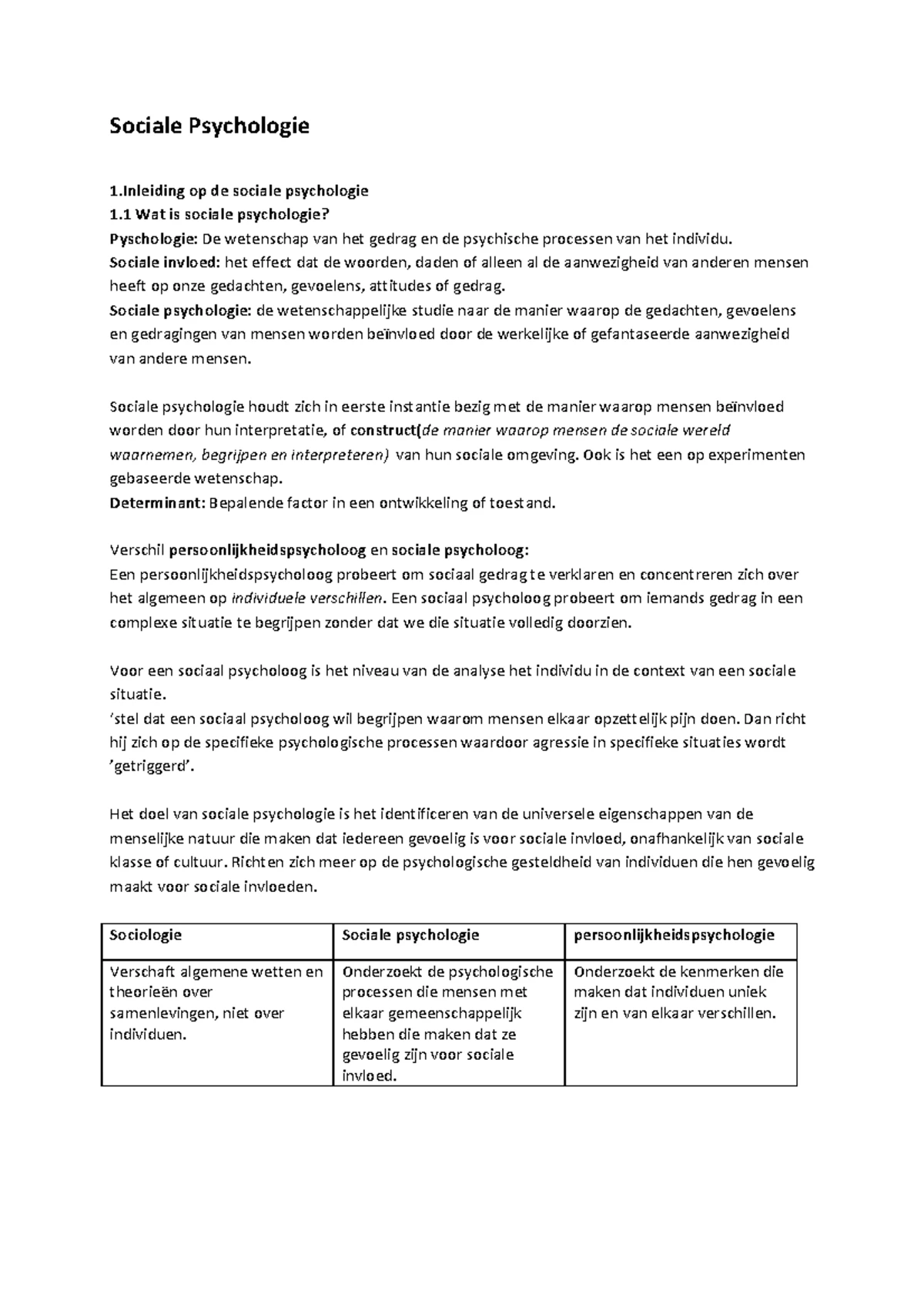 H8 Conformisme: Sociale Invloed en Gedragsaanpassing Uitleg - Studeersnel