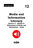4 Q1 MIL - Module 4 Quarter 1 Media Information Literacy - 12 Media and ...
