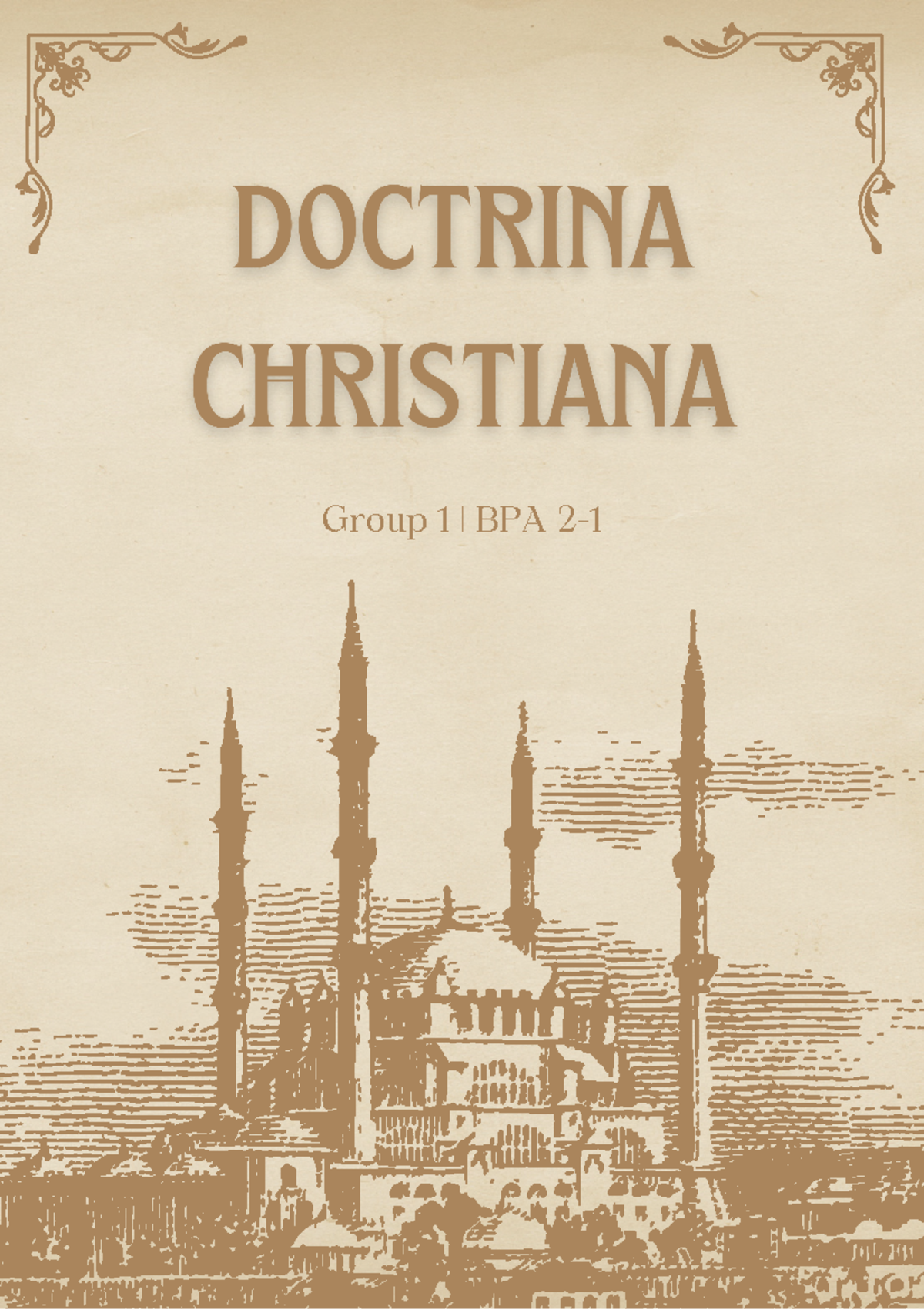 BPA 2 - Pag-aaral sa Doctrina Christiana: Kasaysayan at Detalye - Studocu
